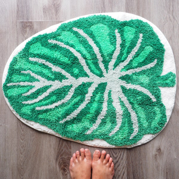 Green Bath Mat - Etsy