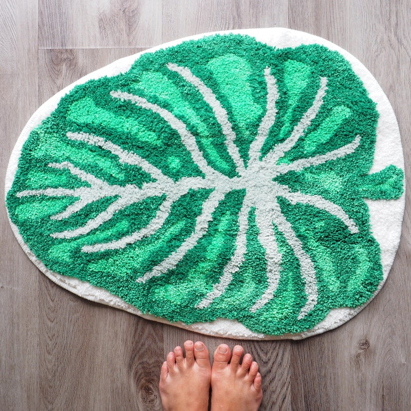 Leaf Rug - Etsy