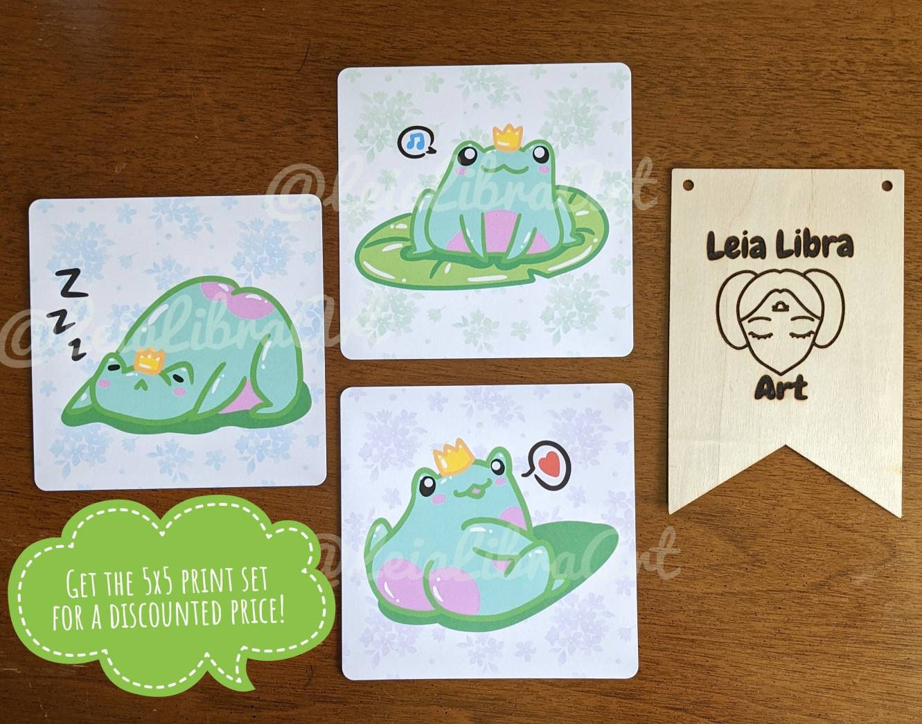 Cute Happy Sleepy Cheeky Frog Art Prints | Kawaii Froggy Art | Two ...