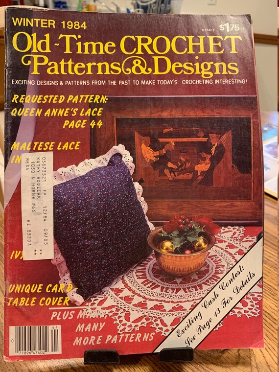 Old-time Crochet Patterns and Designs Magazine - Etsy