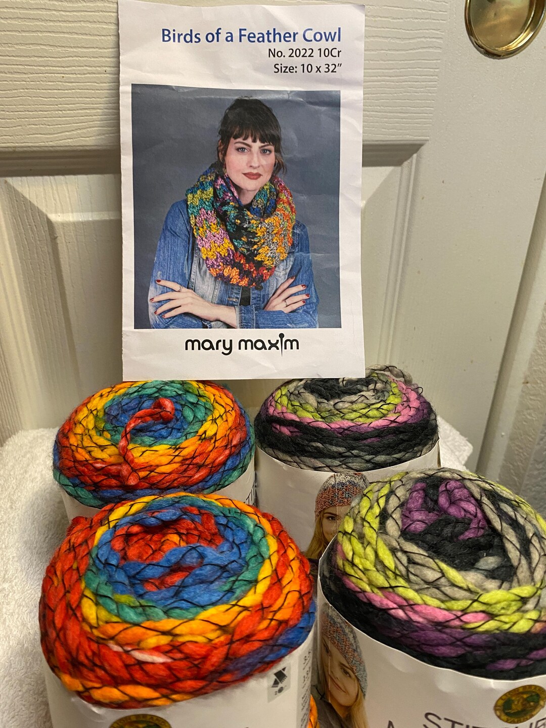 Birds of a Feather Cowl. Includes the Patterns and 2 Cakes of Yarn in ...