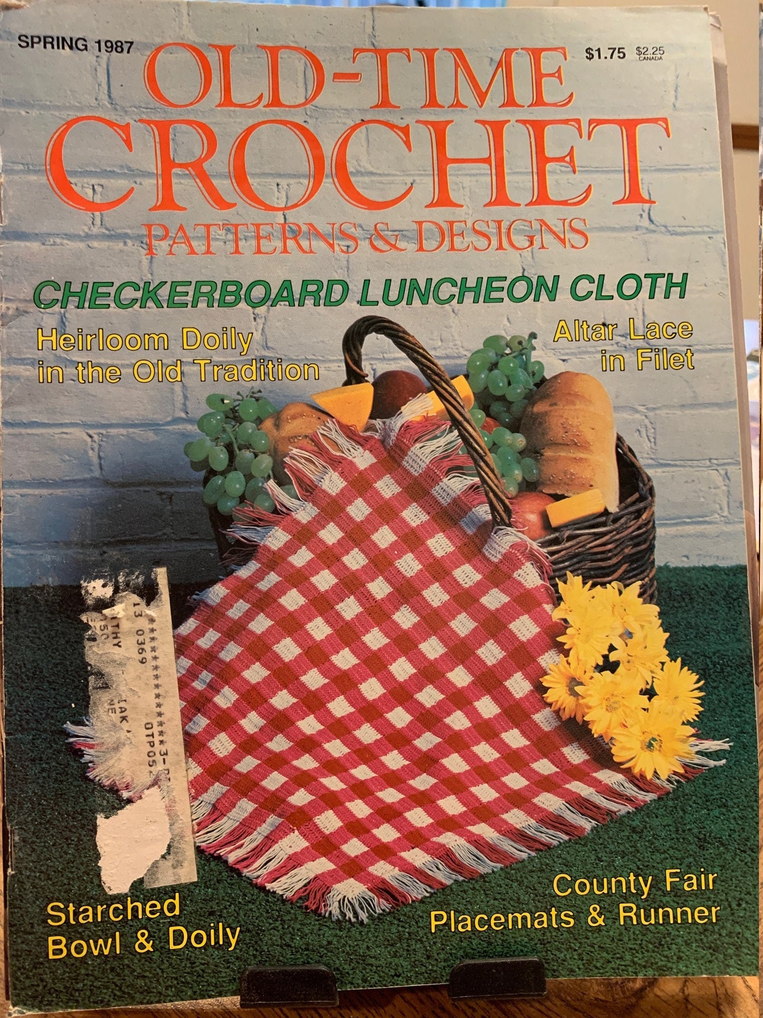 Old-time Crochet Patterns and Designs Magazine Spring 1987 | Etsy