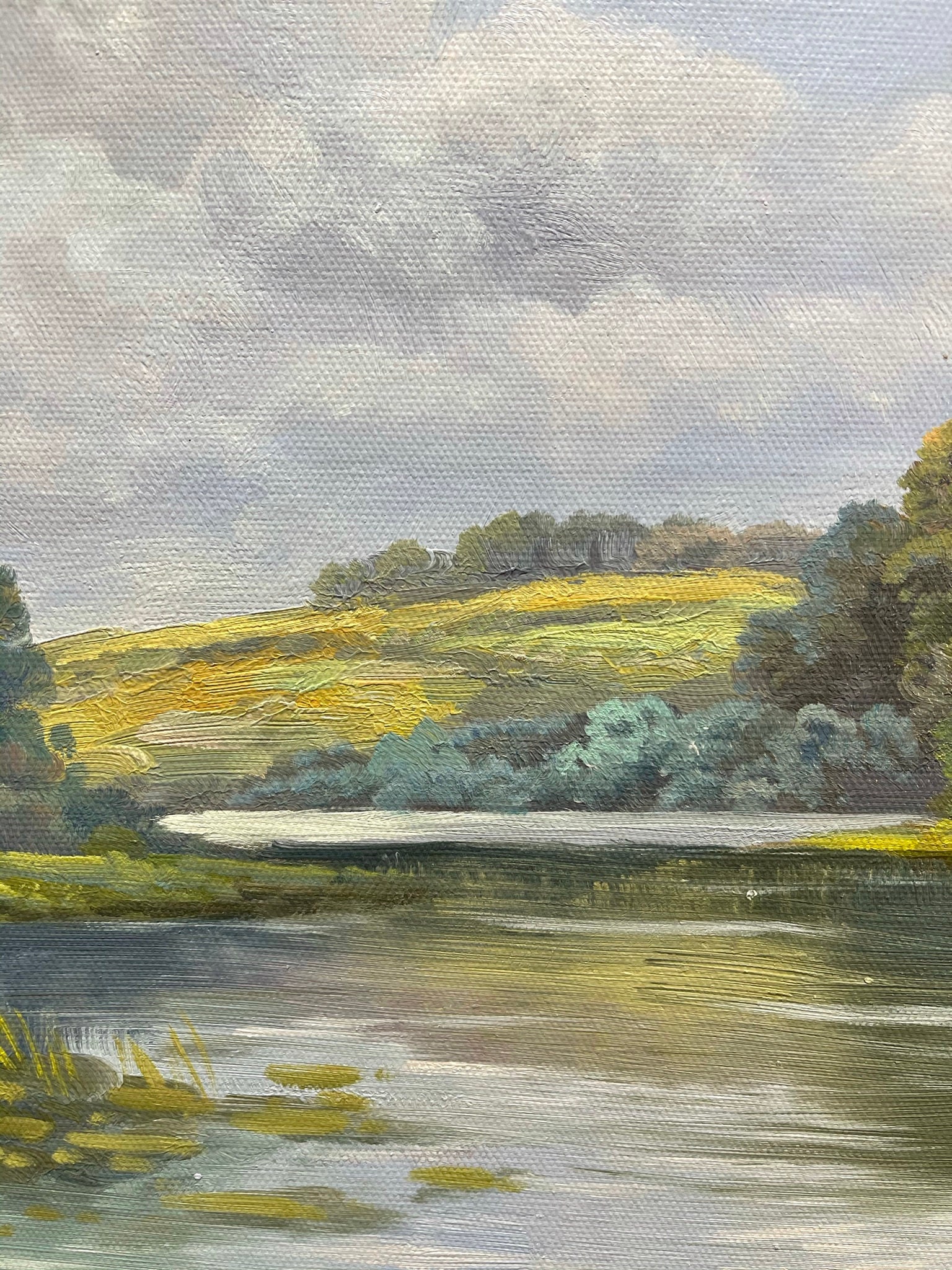 100% Hand-painted Spring Scenery 36x24 Inch Oil Paintings the - Etsy