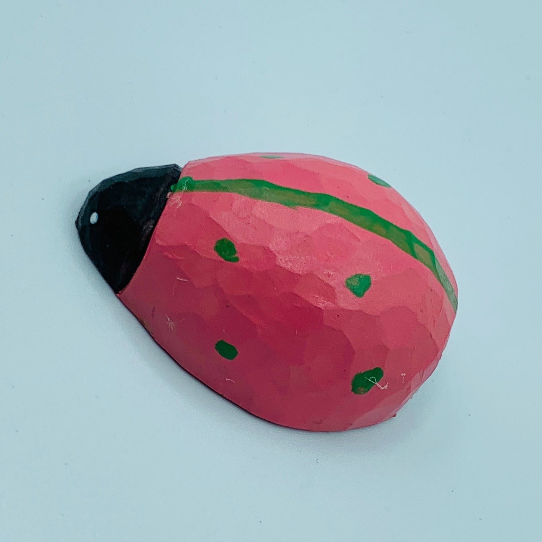 Hand Made Wood Carvings Ladybug Pencil Sharpener - Etsy