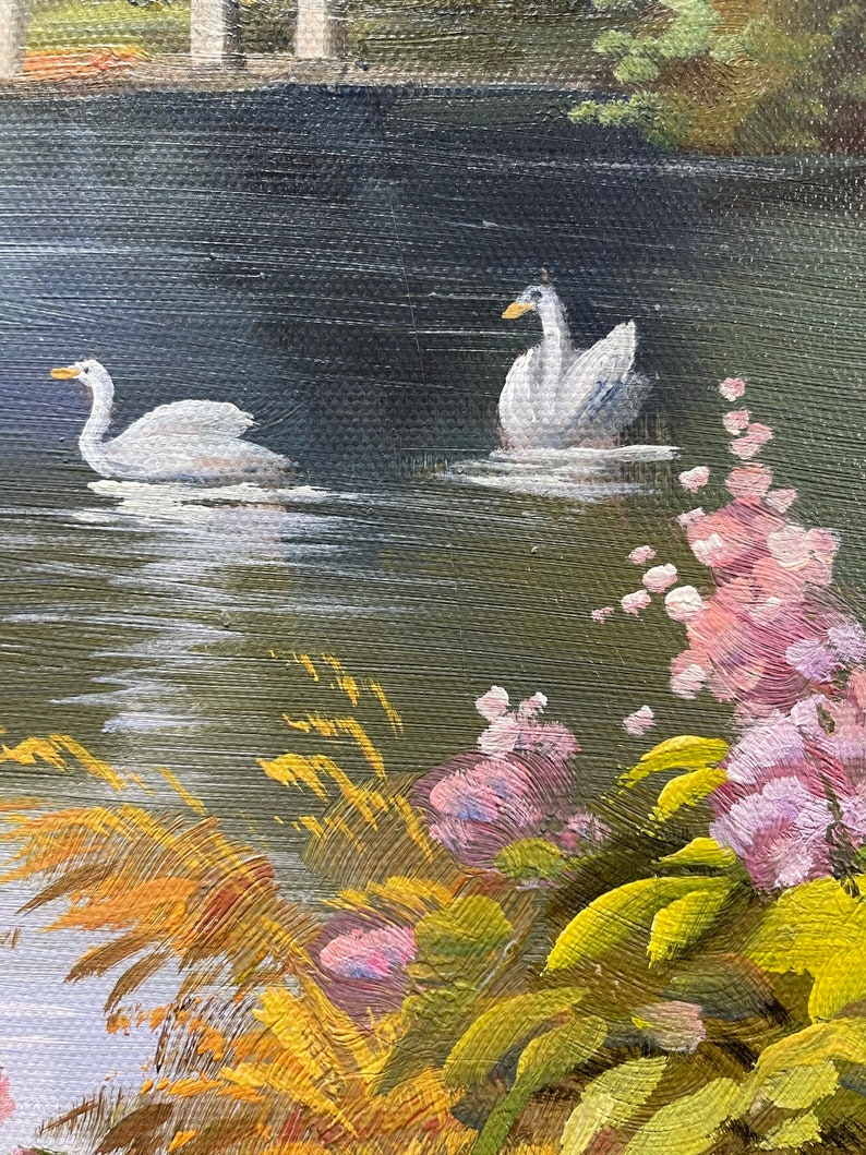 100% Hand-painted Spring Scenery 36x24 Inch Oil Paintings the - Etsy