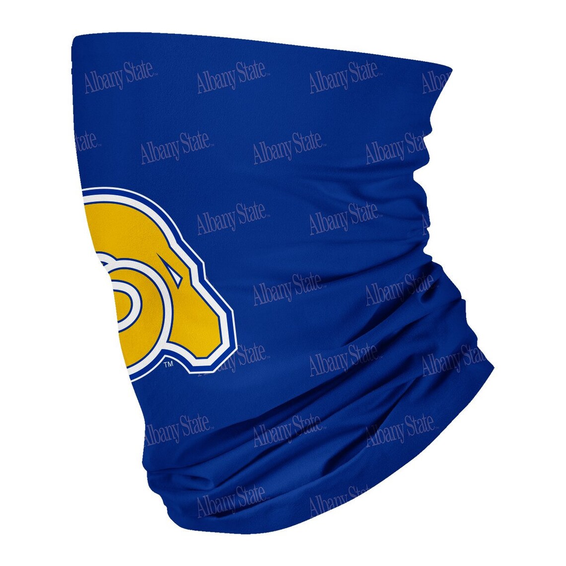 Albany State Rams Neck Gaiter Blue All Over Logo ASU | Etsy