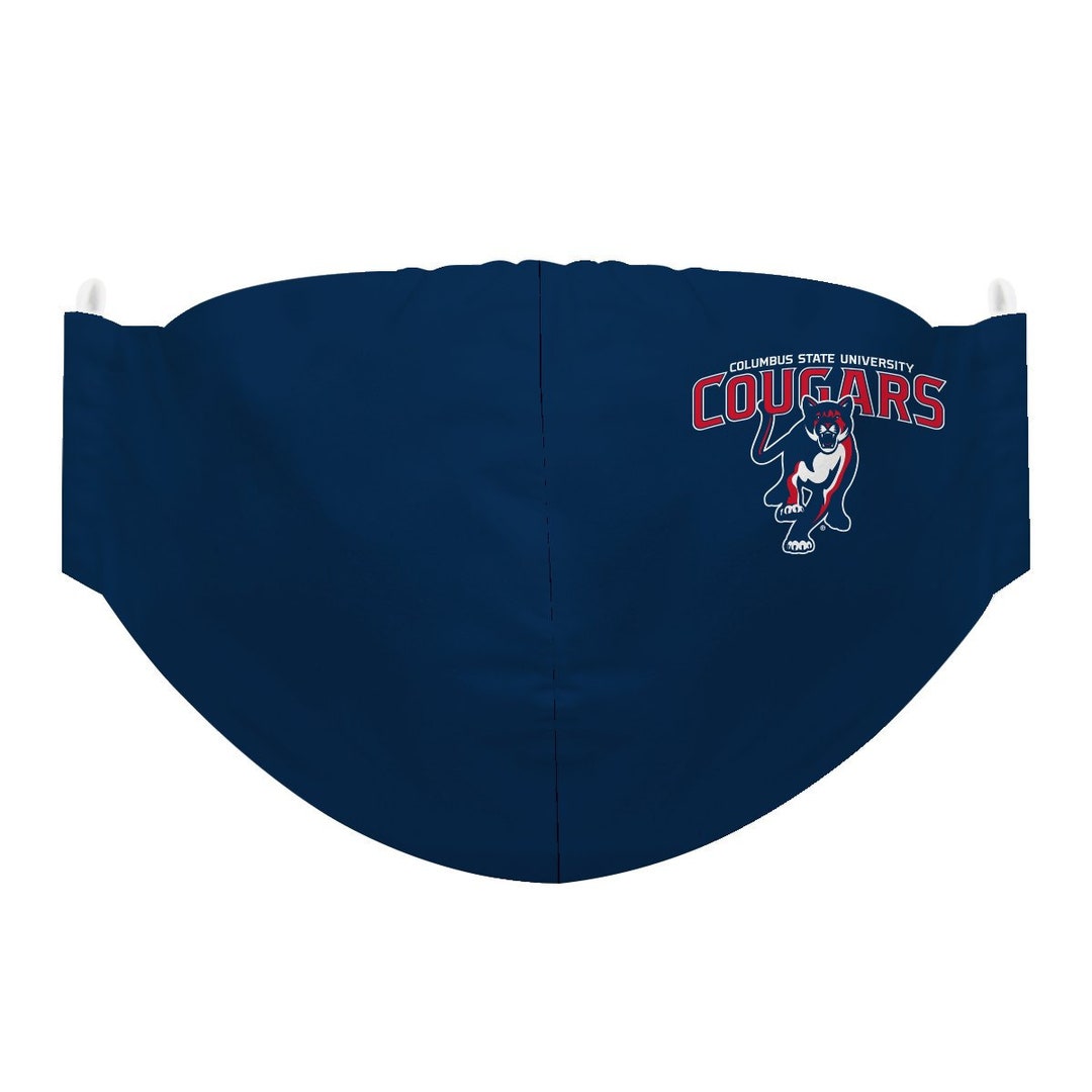 Columbus State Cougars Face Mask Solid Navy - Etsy