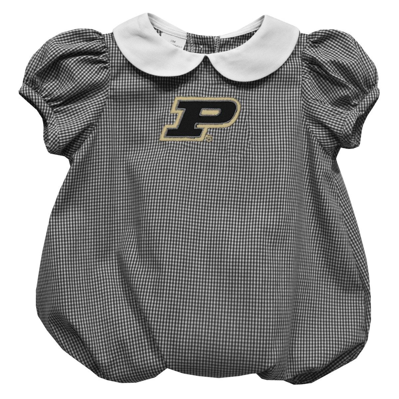 Purdue University Boilermakers Embroidered Black Girls Baby Bubble ...