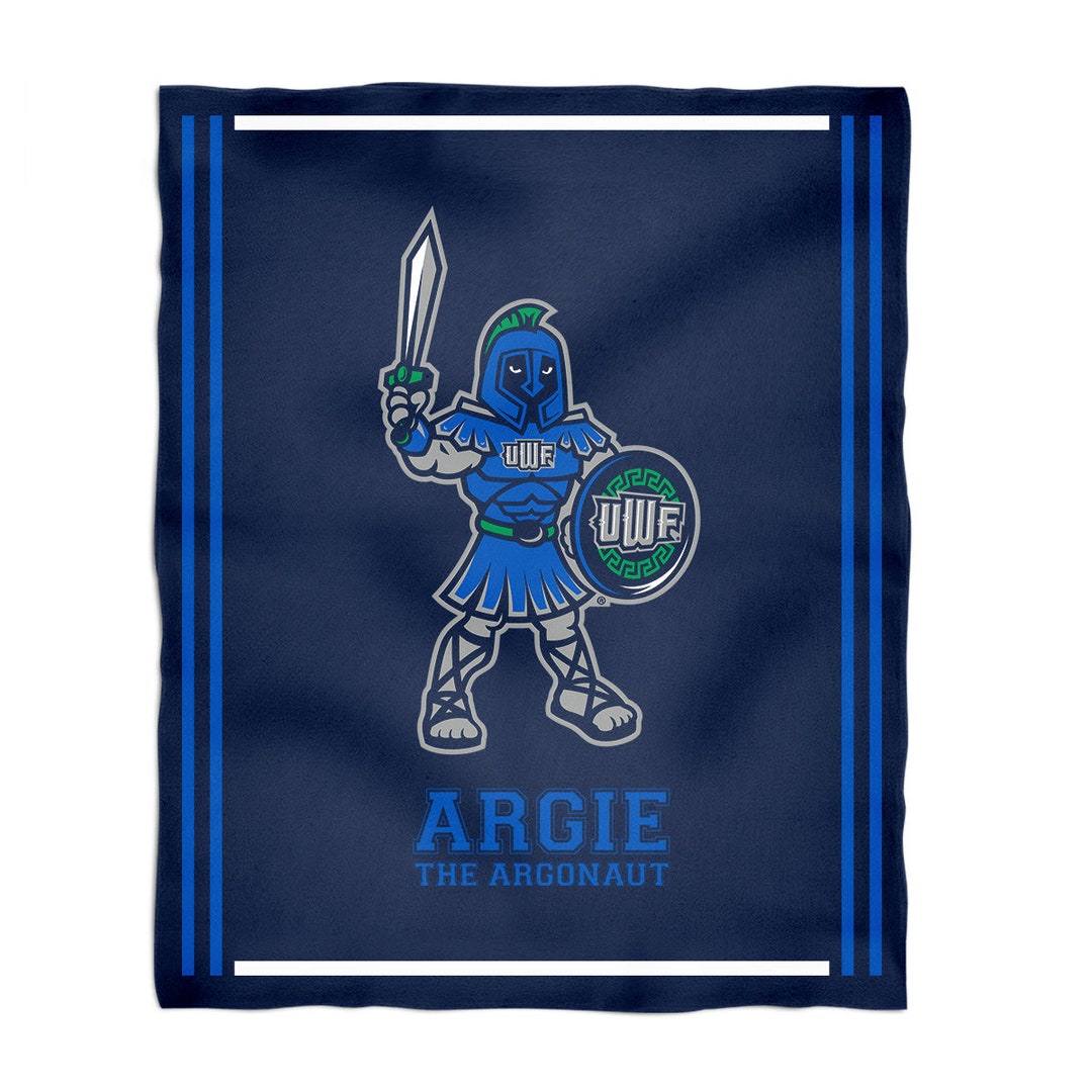 West Florida Argonauts UWF Vive La Fete Kids Game Day Navy Plush Soft ...