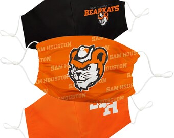 Alcorn State University Braves Face Mask Black Set of Three | Etsy