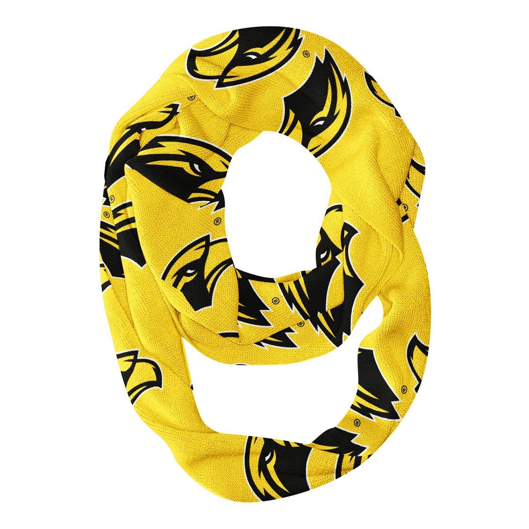 Southern Mississippi All Over Logo Gold Infinity Scarf - Etsy