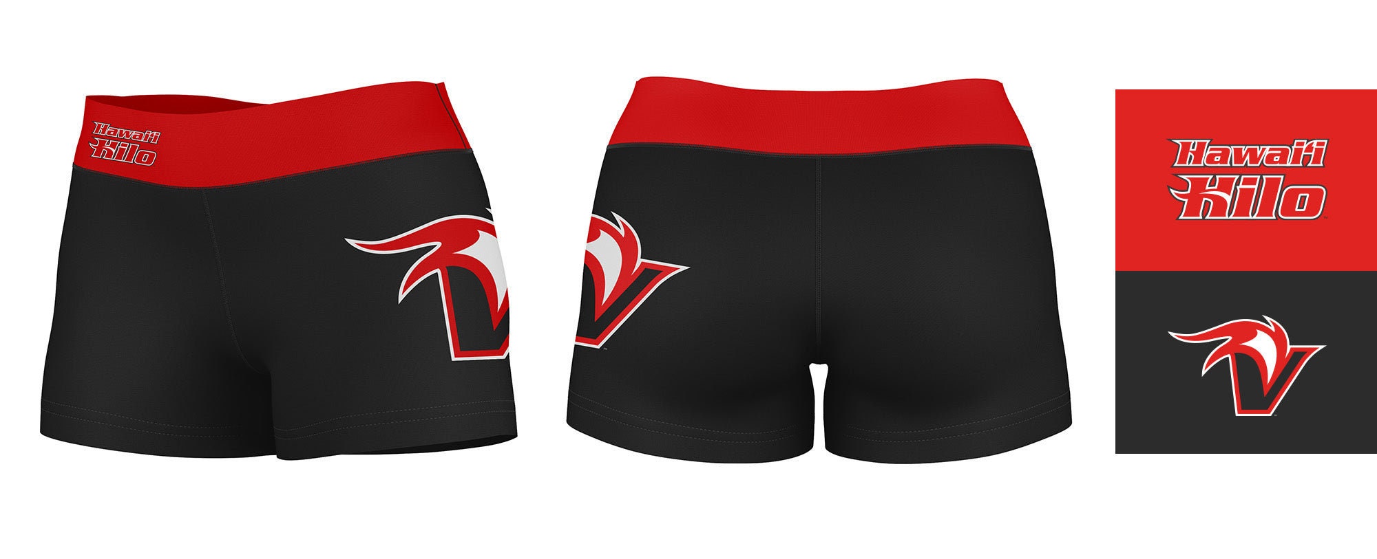 Hawaii Hilo Vulcans Vive La Fete Logo on Thigh and Waistband - Etsy