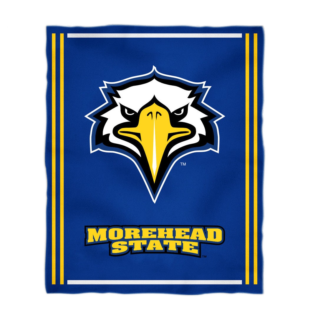 Morehead State Eagles Vive La Fete Kids Game Day Blue Plush Soft Minky ...