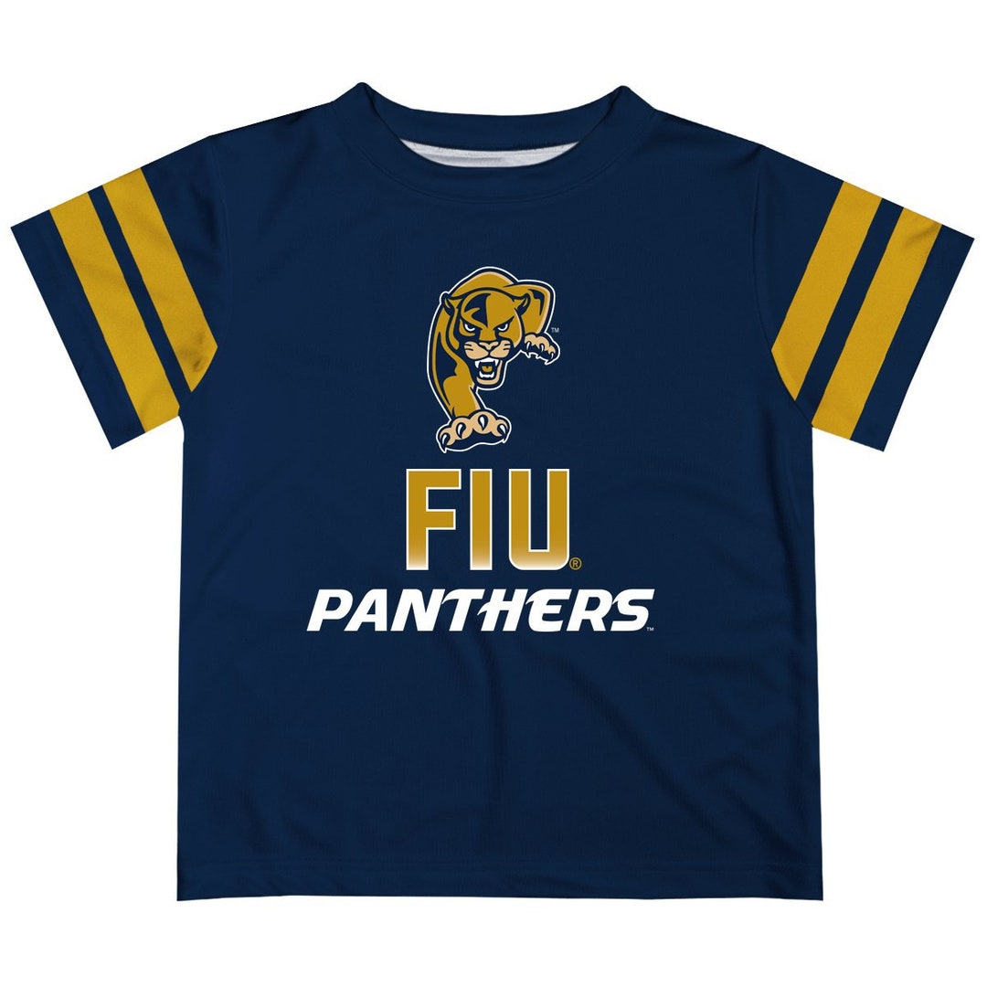 FIU Panthers Stripes Blue Short Sleeve Tee Shirt - Etsy