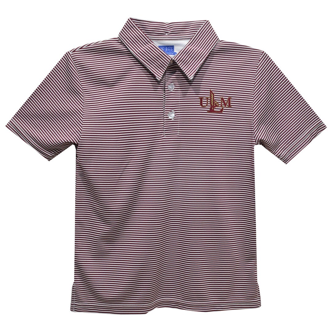 University of Louisiana Monroe Warhawks ULM Embroidered Maroon Stripes ...