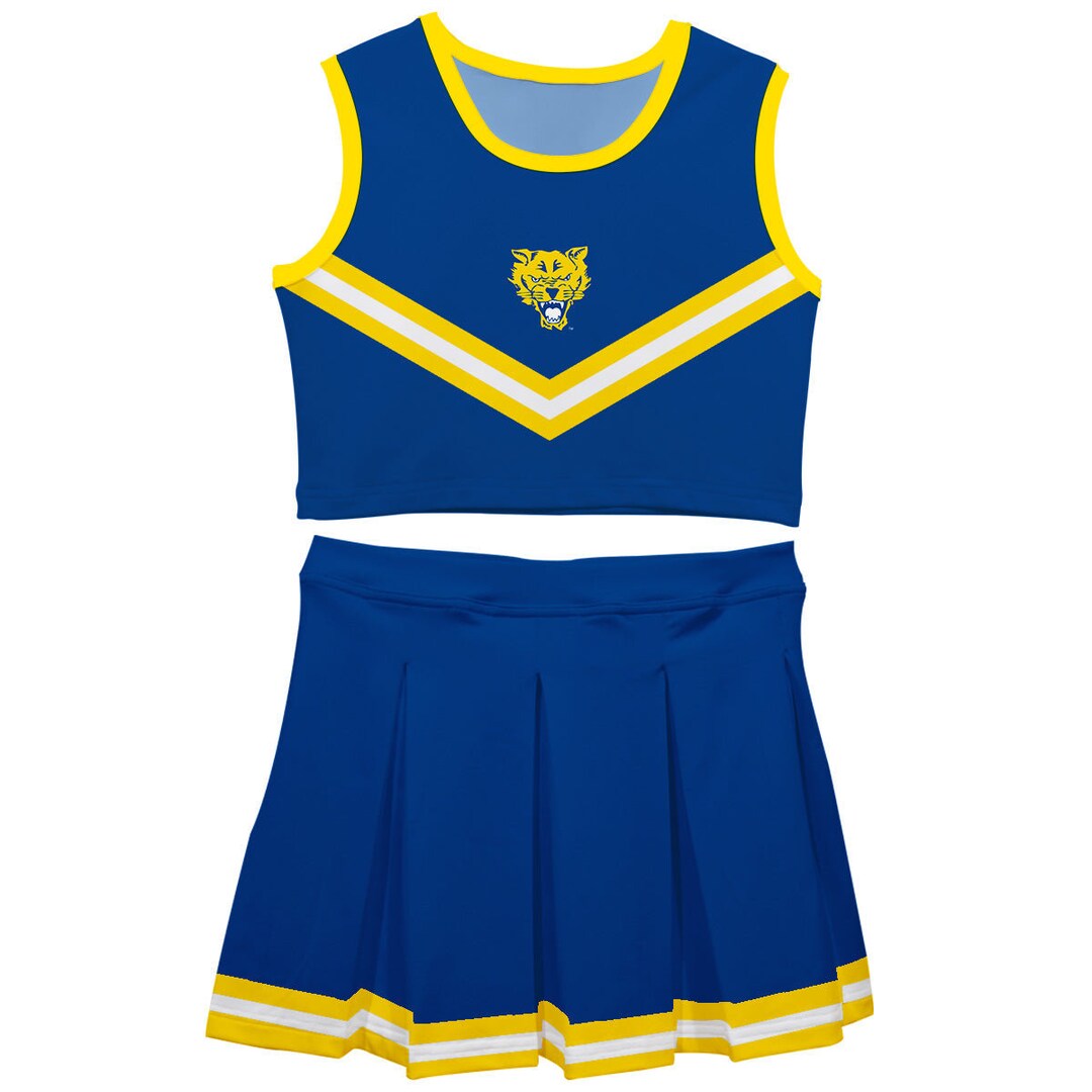 Fort Valley State Wildcats FVSU Vive La Fete Game Day Blue Sleeveless ...