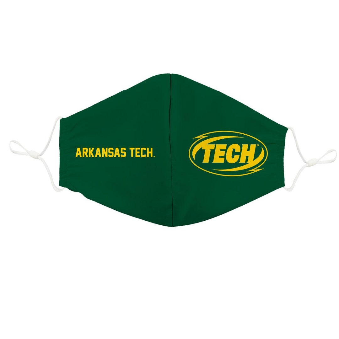 Arkansas Tech Jerry the Bulldog ATU Face Mask Solid Green - Etsy