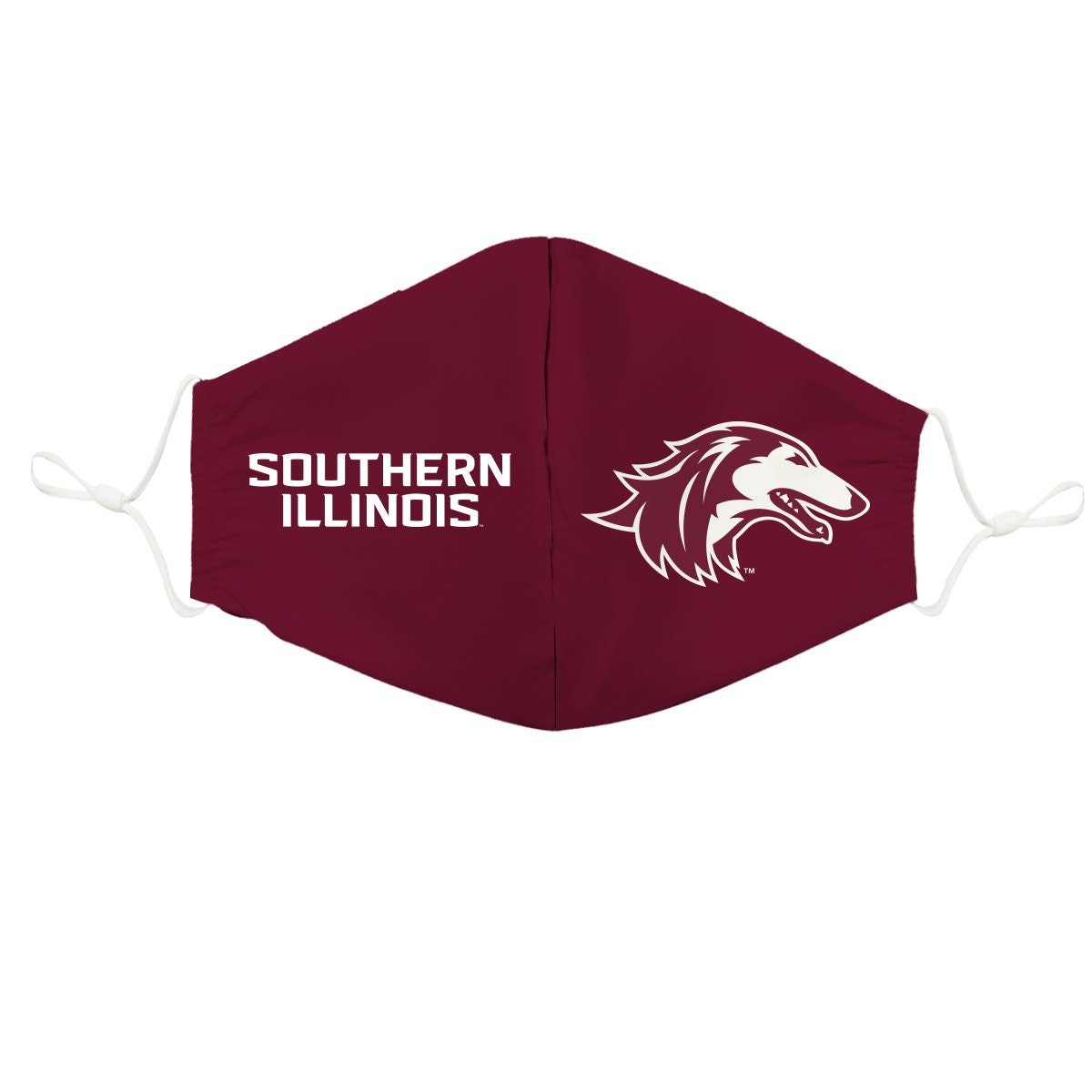 Southern Illinois Salukis SIU Face Mask Solid Maroon | Etsy