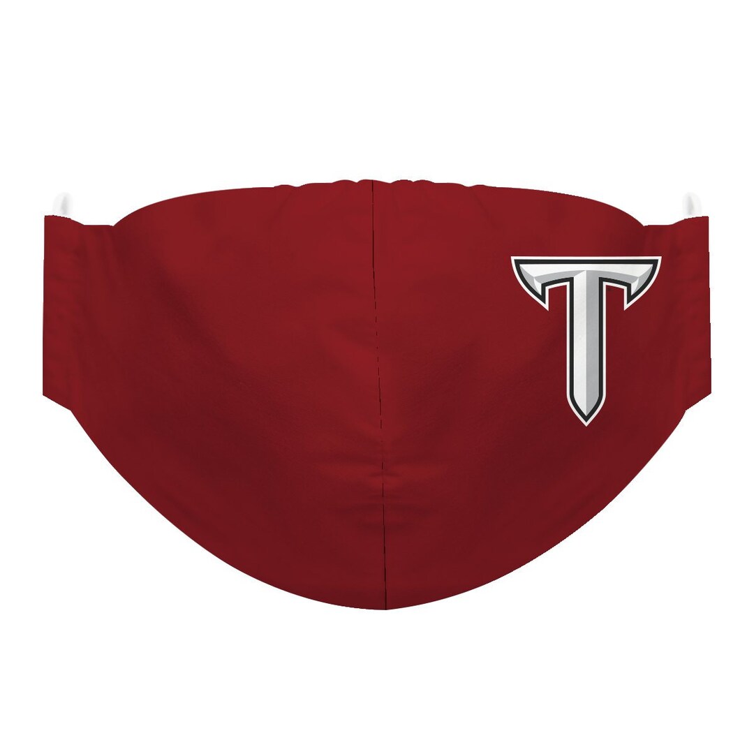 Troy Trojans Face Mask Solid Red - Etsy