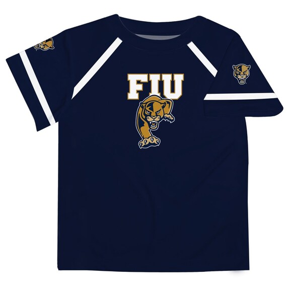 FIU Solid Blue Boys Tee Shirt Short Sleeve | Etsy