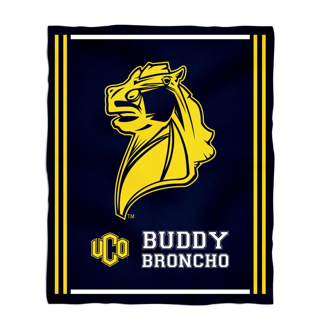 Central Oklahoma Bronchos UCO Vive La Fete Kids Game Day Navy Plush ...