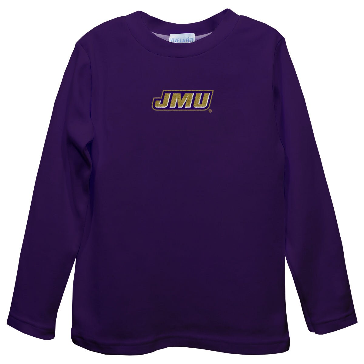 JMU Dukes Embroidered Purple Long Sleeve Boys Tee Shirt - Etsy