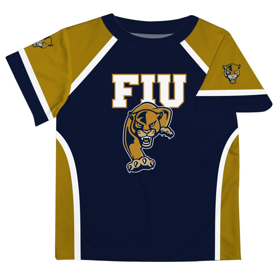 FIU Blue and Gold Boys Tee Shirt Short Sleeve - Etsy