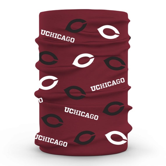 University of Chicago Maroons Neck Gaiter Maroon All Over Logo | Etsy