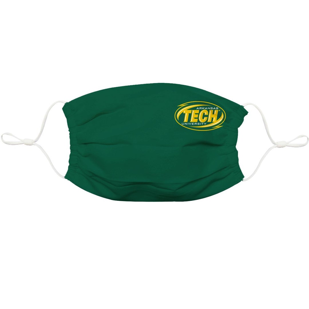 Arkansas Tech Jerry the Bulldog ATU Face Mask Solid Green - Etsy