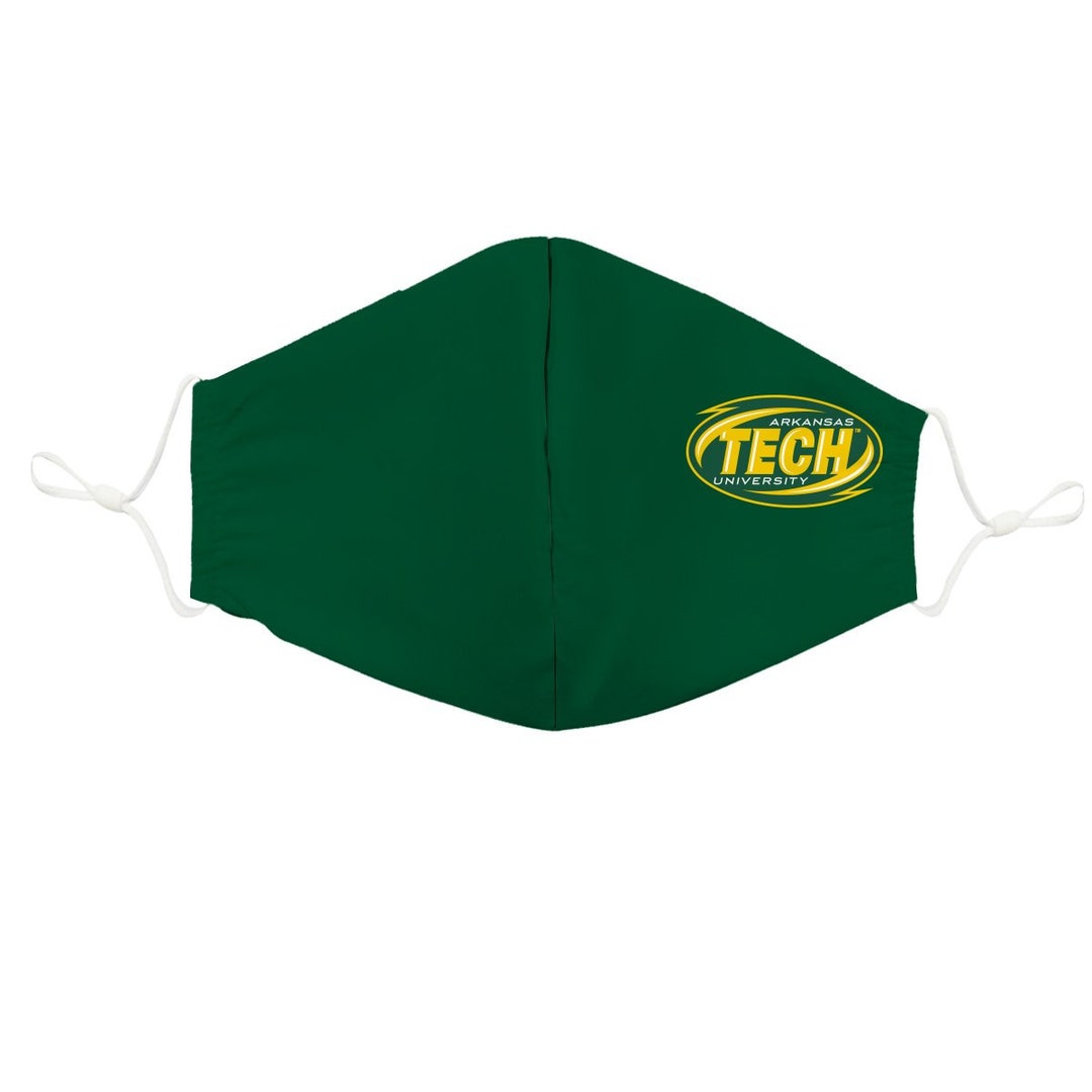 Arkansas Tech Jerry the Bulldog ATU Face Mask Solid Green - Etsy