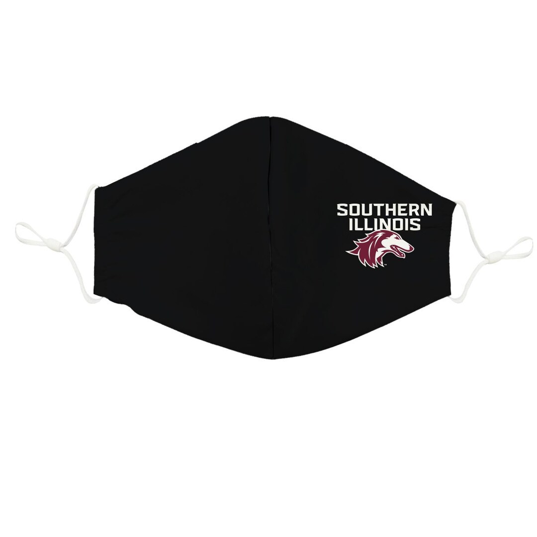 Southern Illinois Salukis SIU Face Mask Solid Black - Etsy