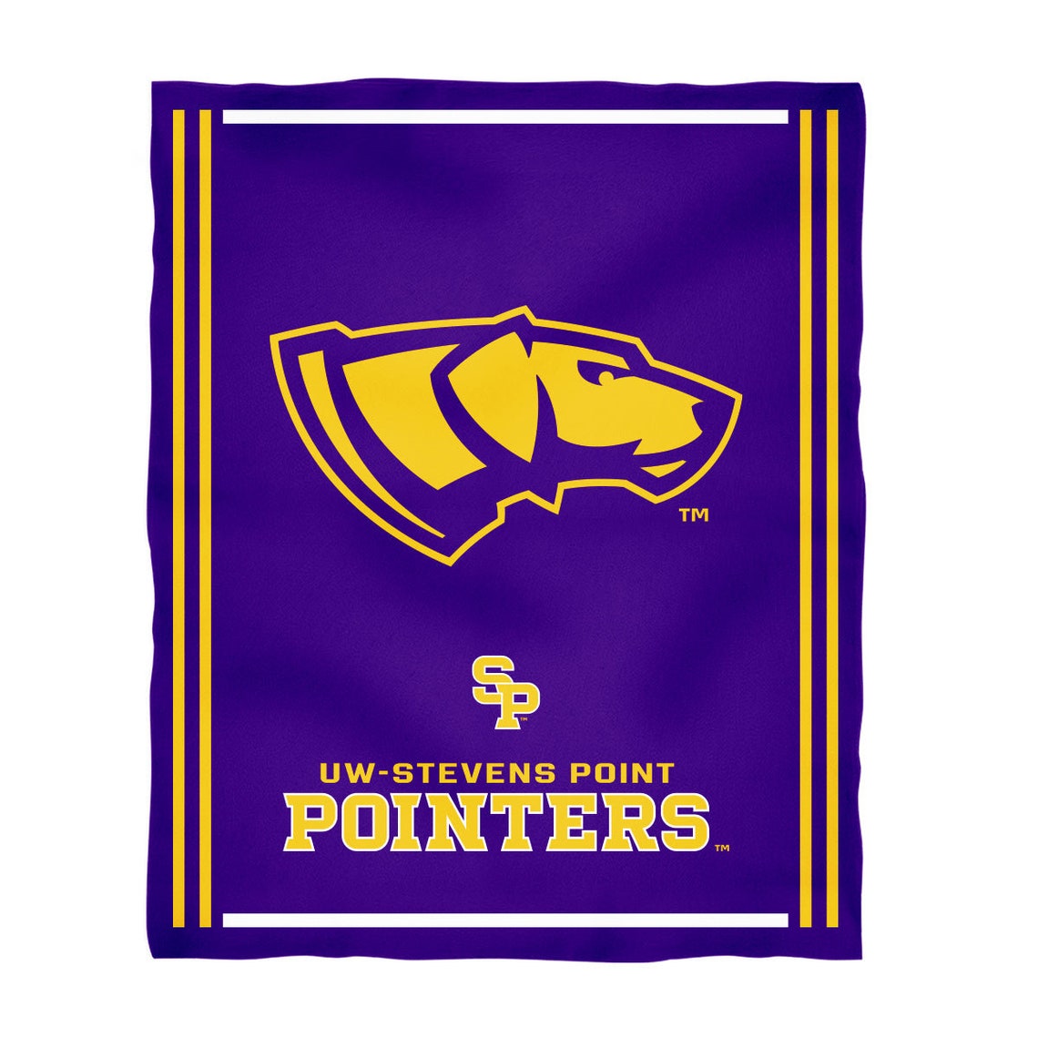 Uw-stevens Point Pointers UWSP Vive La Fete Kids Game Day Purple Plush ...