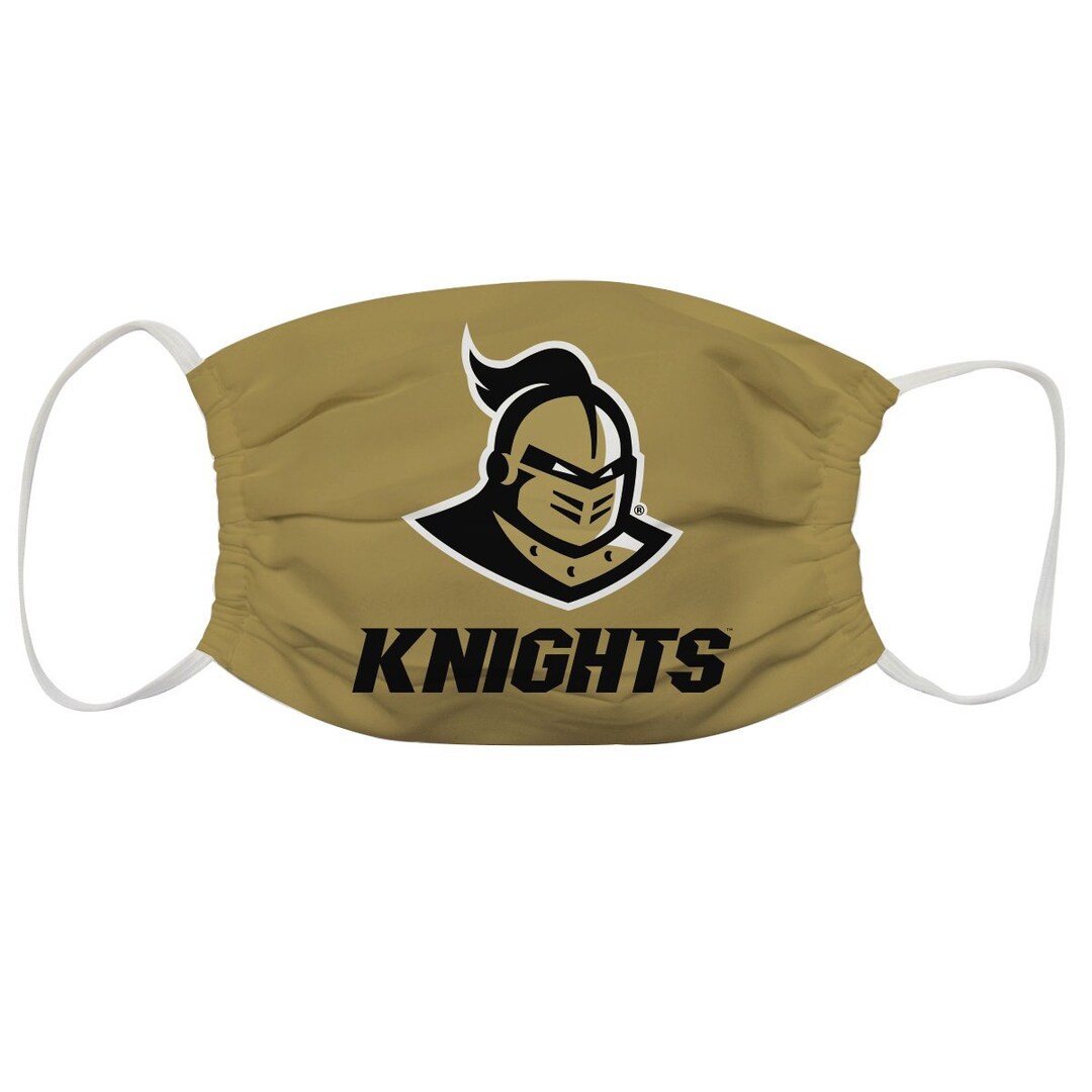 UCF Knights Face Mask Solid Gold - Etsy