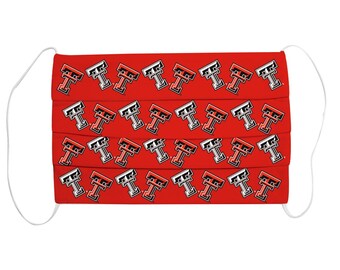 Texas Tech Face Masks - Etsy