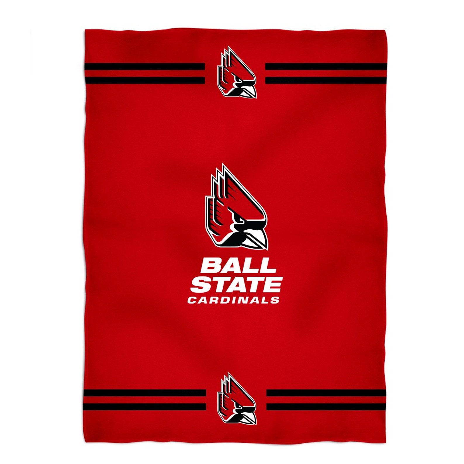 Ball State University Stripes Red Fleece Blanket - Etsy.de