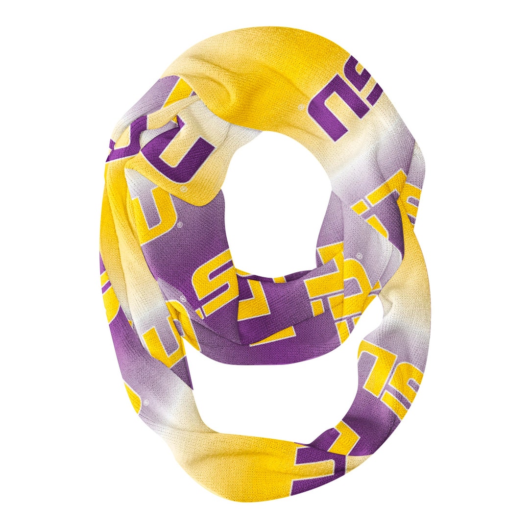 LSU Tigers Purple and Gold Degrade Infinity Scarf - Etsy