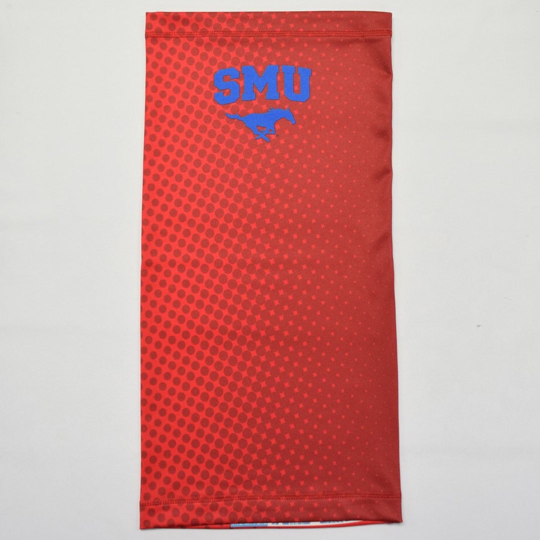 SMU Ombre Polka Red Neck Gaiter - Etsy