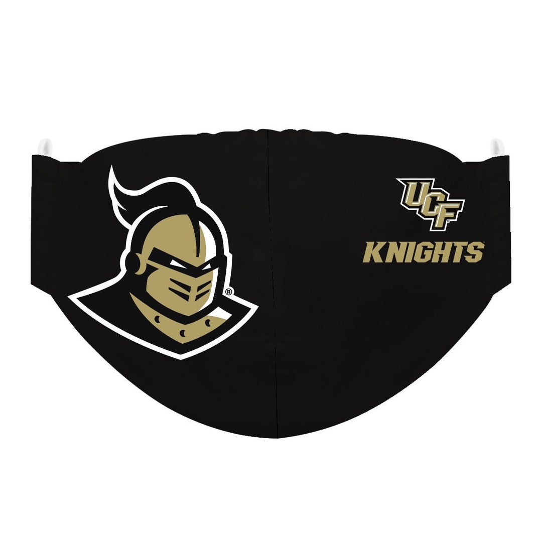 UCF Knights Face Mask Solid Black - Etsy