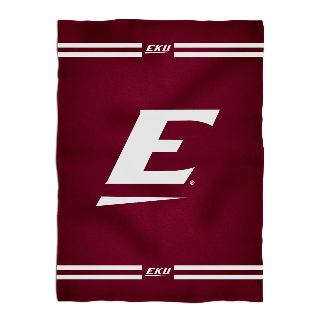 Eastern Kentucky Colonels EKU Vive La Fete Game Day Soft Premium Fleece Maroon Throw Blanket 40 ...