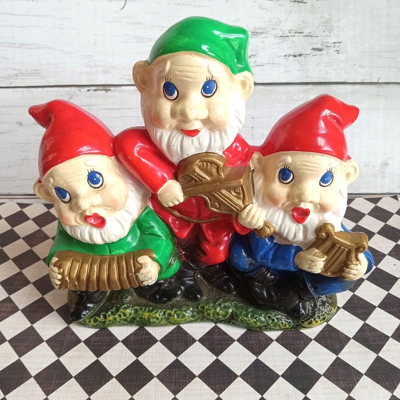 Vintage Christmas Elves Music Box Ceramic - Etsy