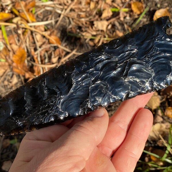 Black Obsidian Knife - Etsy