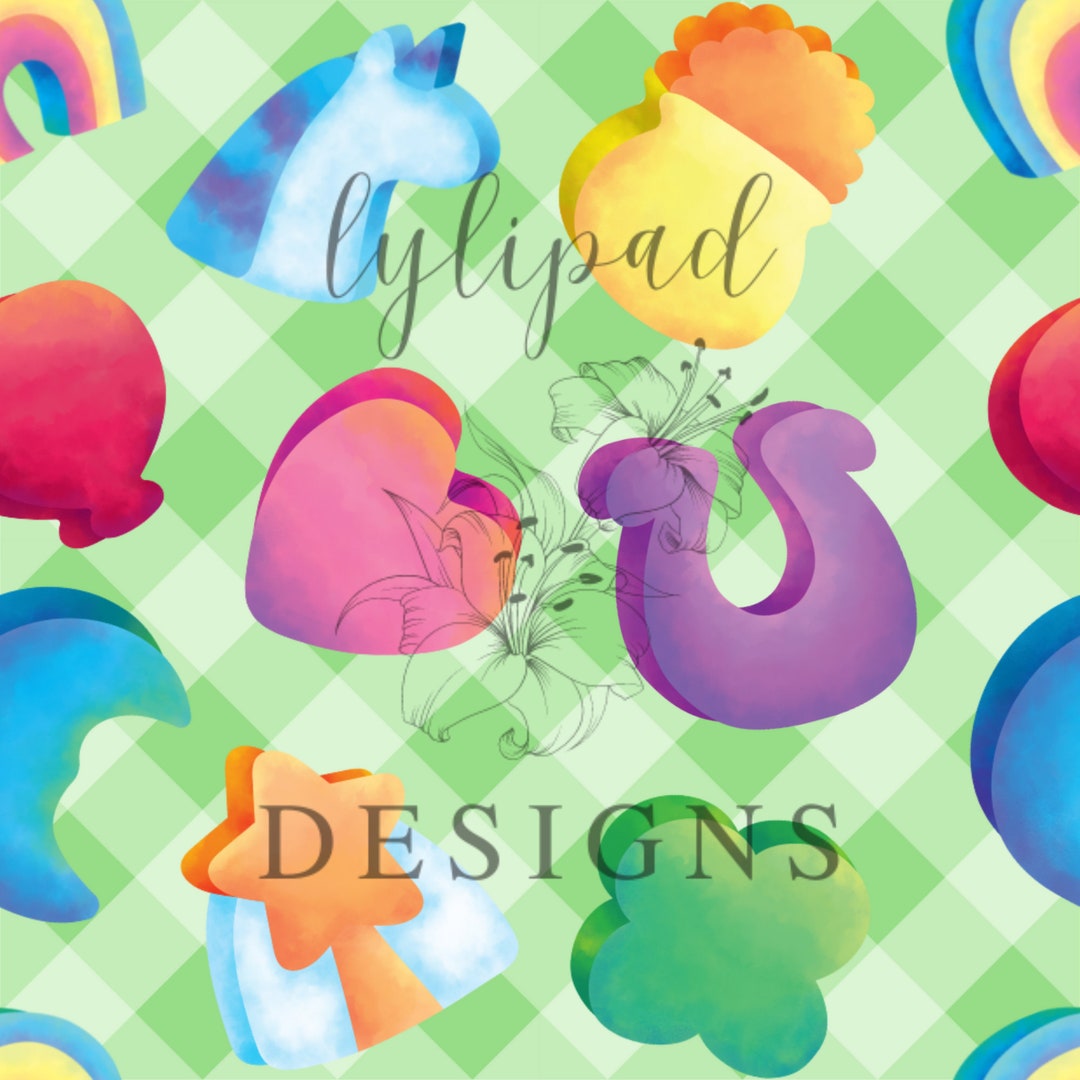 Lucky Marshmallows Seamless File - DIGITAL DOWNLOAD - Etsy