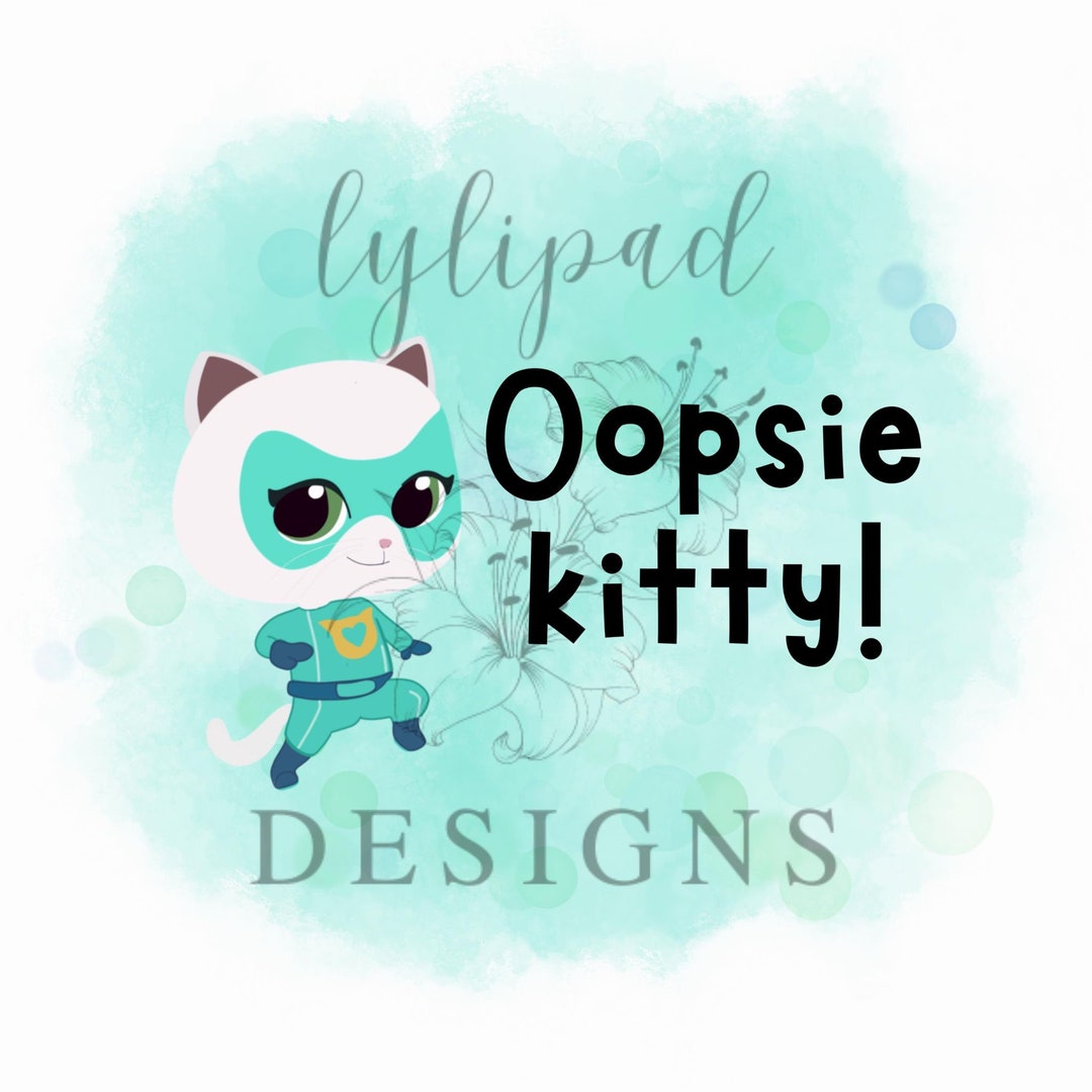 Oopsie Kitty Superhero Cats PNG Digital Download - Etsy