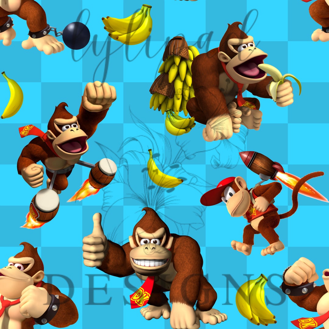 Retro Video Game Seamless Pattern - Digital Download - Etsy