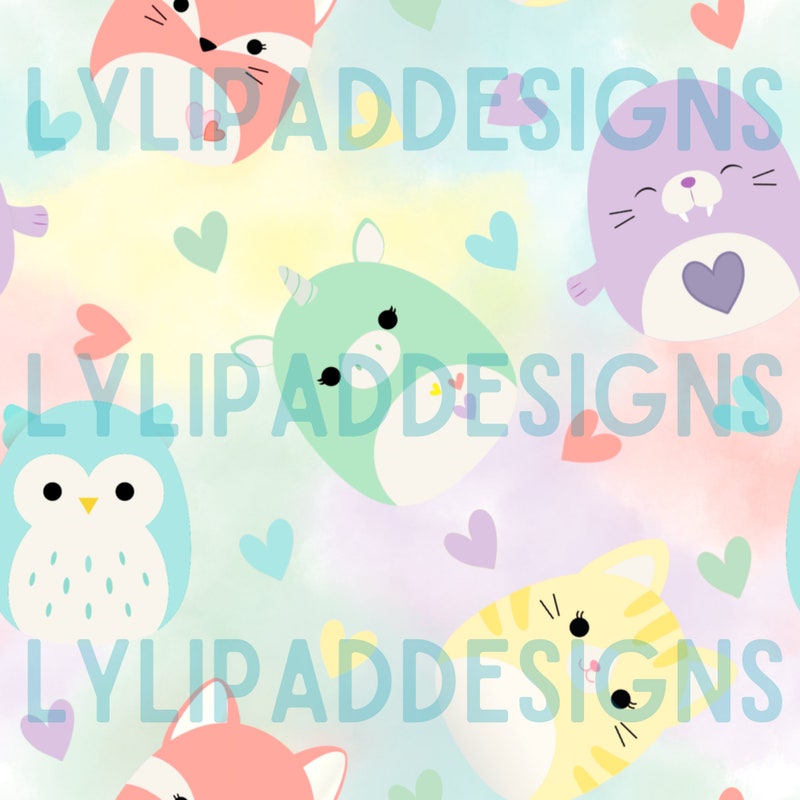 Squishmallow Clipart - Etsy