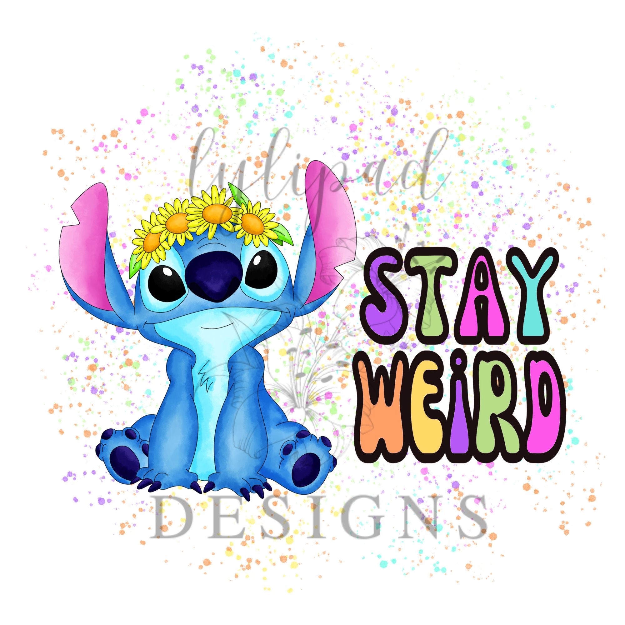 Stay Weird Blue Alien PNG Digital Download - Etsy