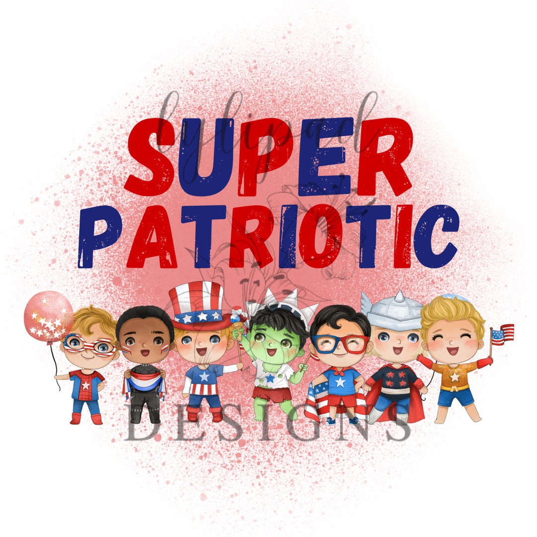 Super Patriotic Fourth of July PNG Digital Download - Etsy