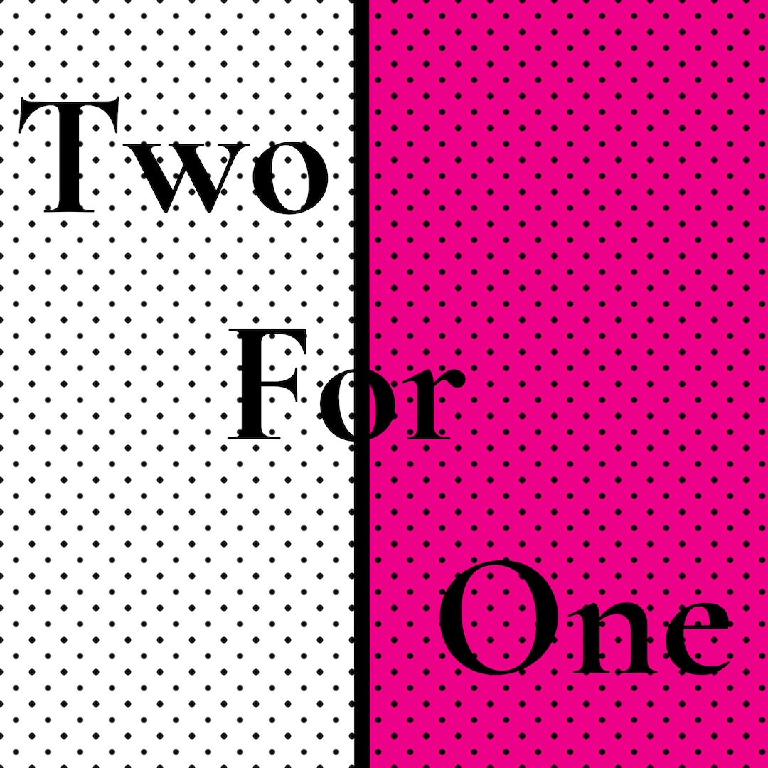 TWO FOR ONE Laughing Dolls Polka Dot Seamless Patterns Digital Download ...
