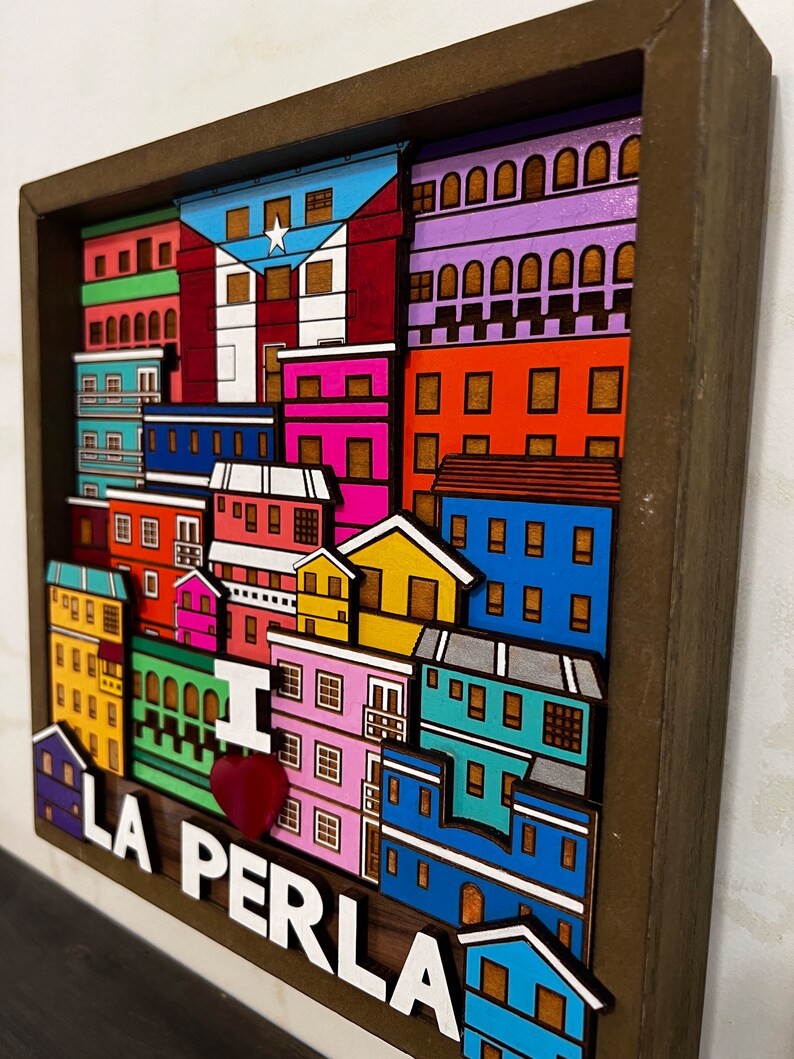 La Perla, San Juan, Puerto Rico Neighborhood Art - Etsy