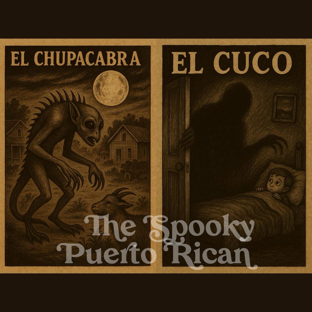 Puerto Rican Folklore Art Print Bundle: El Chupacabra & El Cuco ...
